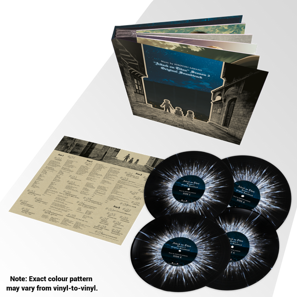 Attack on Titan: Season 3 Soundtrack - 4 x LP Vinyl Deluxe Edition - A